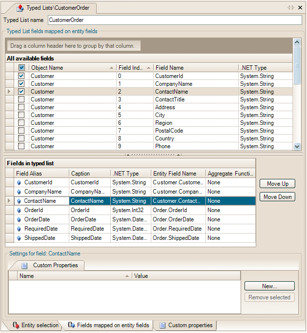 Llblgen Pro Designer Adding Typed Lists